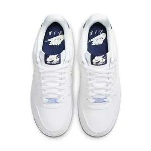Nike Force 1 Premium Low Top Sneakers - White/blue