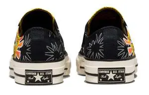 CONVERSE Chuck 70 Low Top "sunny Floral" Sneakers - Black/yellow