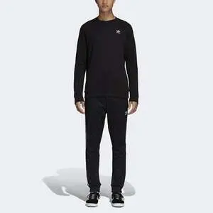 Adidas Originals Crew Basic Round Neck Pullover - Black