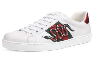 Gucci Ace Embroidered Snake Sneakers