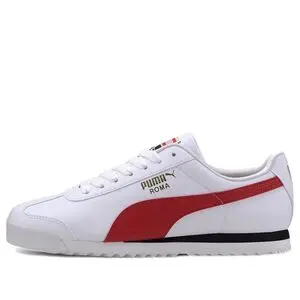 PUMA Roma Lace-up Sneakers - White/red