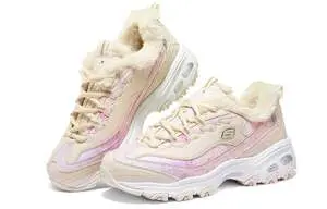 Sketchers D'lites 1.0 Low Top Sneakers - Natural/pink