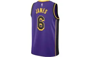 JORDAN Brand Nba Los Angeles Lakers Lebron James Statement Edition 2022/23 Swingman Jersey - None