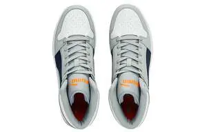 PUMA Rebound Layup High Top Sneakers - White/grey