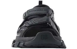 Balenciaga Track Sandal - Black