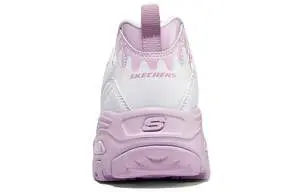 Sketchers Dlites Sneakers - White/pink