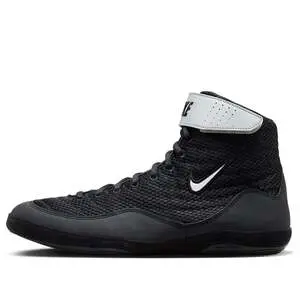 Nike Inflict Wrestling Shoes - Black/metallic Silver/white