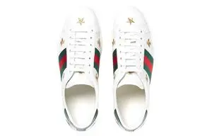 Gucci Ace Embroidered Bees And Stars Sneakers