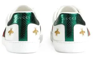 Gucci Ace Embroidered Bees And Stars Sneakers