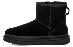 UGG Classic Mini Zipper Tape Logo Boot - Black