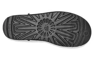 UGG Classic Mini Zipper Tape Logo Boot - Black