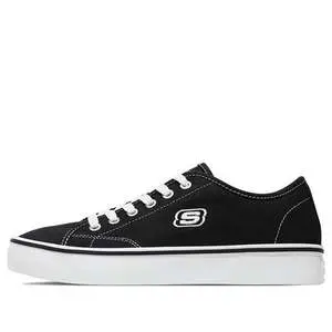 Sketchers Cupsole 1 Low Canvas Shoes - Black