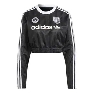 Adidas Long Sleeve Crop T-shirt - Black