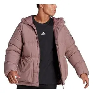 Adidas Utilitas Down Hooded Jacket - Pink