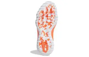 Adidas Dame 6 Athletic Sneakers - Orange/white