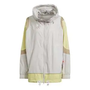 Adidas By Stella Mccartney Woven Track Top - White/yellow