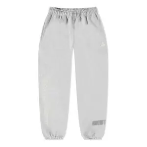Nike Ss22 Alphabet Embroidered Bundle Feet Sports Pants/trousers/joggers Gray - Multi-color