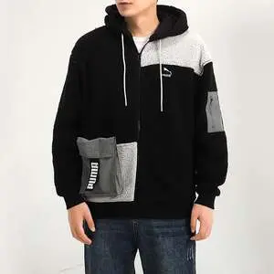PUMA Retro Block Sherpa Full-zip Jacket