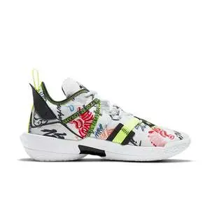 JORDAN Air Why Not Zer0.4 "graffiti" Athletic Sneakers - White