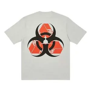 PALACE Biohazard T-shirt Marl - Grey