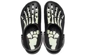 CROCS Pleasures X Classic Clog "skeleton Glow In The Dark - Black