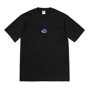 Supreme Fw18 Bottle Cap Tee Logo Tee - Black