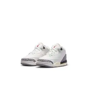 JORDAN 3 Retro "white Cement Reimagined" Sneakers - Summit White/fire Red/black
