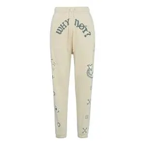JORDAN Why Not' Alphabet Printing Casual Sports Pants/trousers/joggers Light Yellow - Default Color