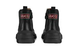 Gucci Leather Ankle Boots