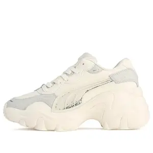 PUMA Pulsar Wedge Sequin Sneakers - White