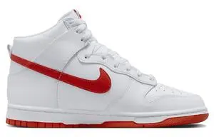 Nike Dunk High Sneakers - White/red