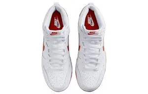 Nike Dunk High Sneakers - White/red