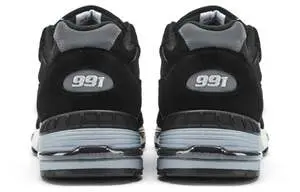 NEW BALANCE 991 Made In England Sneaker - Black/white/grey