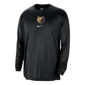 Nike X Nba Dri-fit Memphis Grizzlies City Edition Long Sleeve Shirt - Black