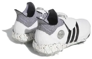 Adidas Tour 360 Twin Boa Golf Shoes - White/black