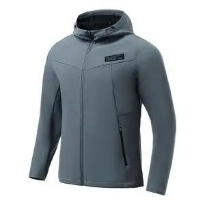 LI-NING Hooded Zip-up Windbreaker Jacket - Grey