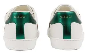 Gucci Ace X Doraemon "ivory Devil Patch" Sneakers - Ivory/green/red