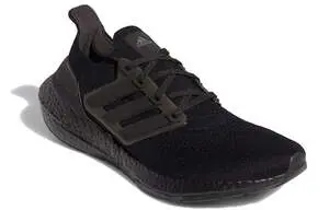 Adidas Ultraboost 21 "triple " Athletic Sneakers - Black