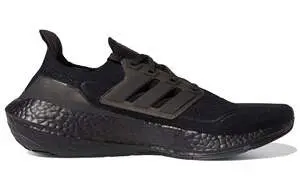 Adidas Ultraboost 21 "triple " Athletic Sneakers - Black