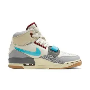 JORDAN Air Legacy 312 "exploration Unit" High Top Sneakers - White/gray/blue