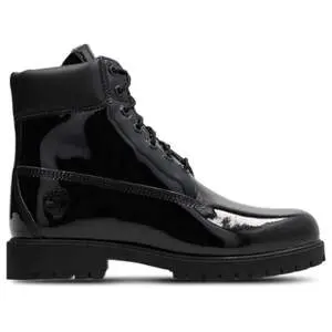 Timberland 6 Inch Premium Waterproof Patent Lace-up Boots - Black