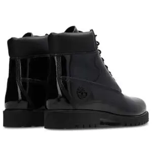 Timberland 6 Inch Premium Waterproof Patent Lace-up Boots - Black