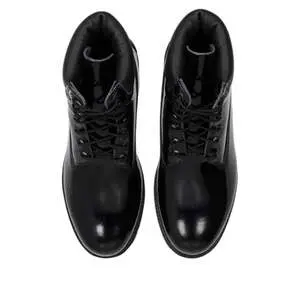 Timberland 6 Inch Premium Waterproof Patent Lace-up Boots - Black