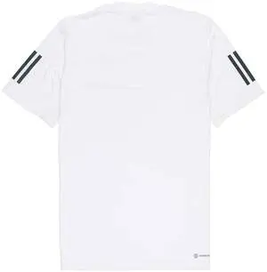 Adidas Solid Color Stripe Sports Breathable T-shirt - Multi-color