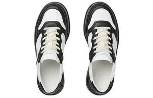 Gucci Gg Embossed Leather Sneakers - Black/white