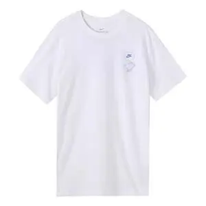 Nike As Tee Printed Short Sleeve Tee - White