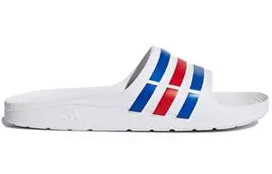 Adidas Duramo Slides - White/blue/red