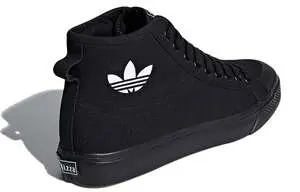 Adidas Nizza Hi Top Sneakers - Black