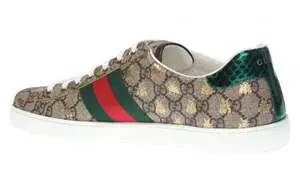 Gucci Ace Gg Supreme Bees Sneakers - Tan