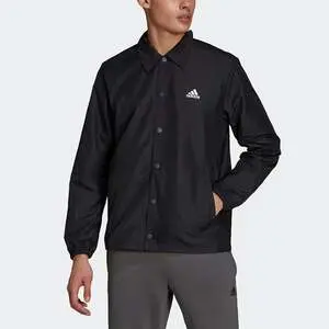 Adidas Black Sports Jacket With Graphic Back Print